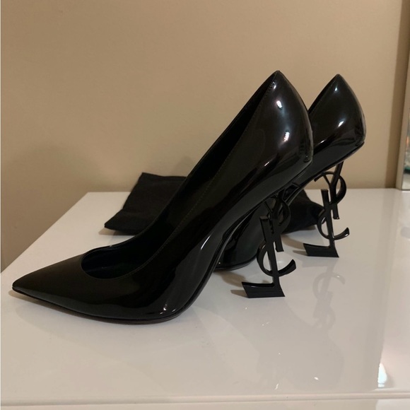 Yves Saint Laurent | Shoes | Authentic Ysl Opium Logo Pumps | Poshmark